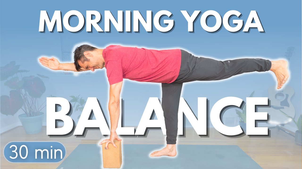 Morning Yoga Flow For Balance With Warrior 3 Tutorial | David O Yoga